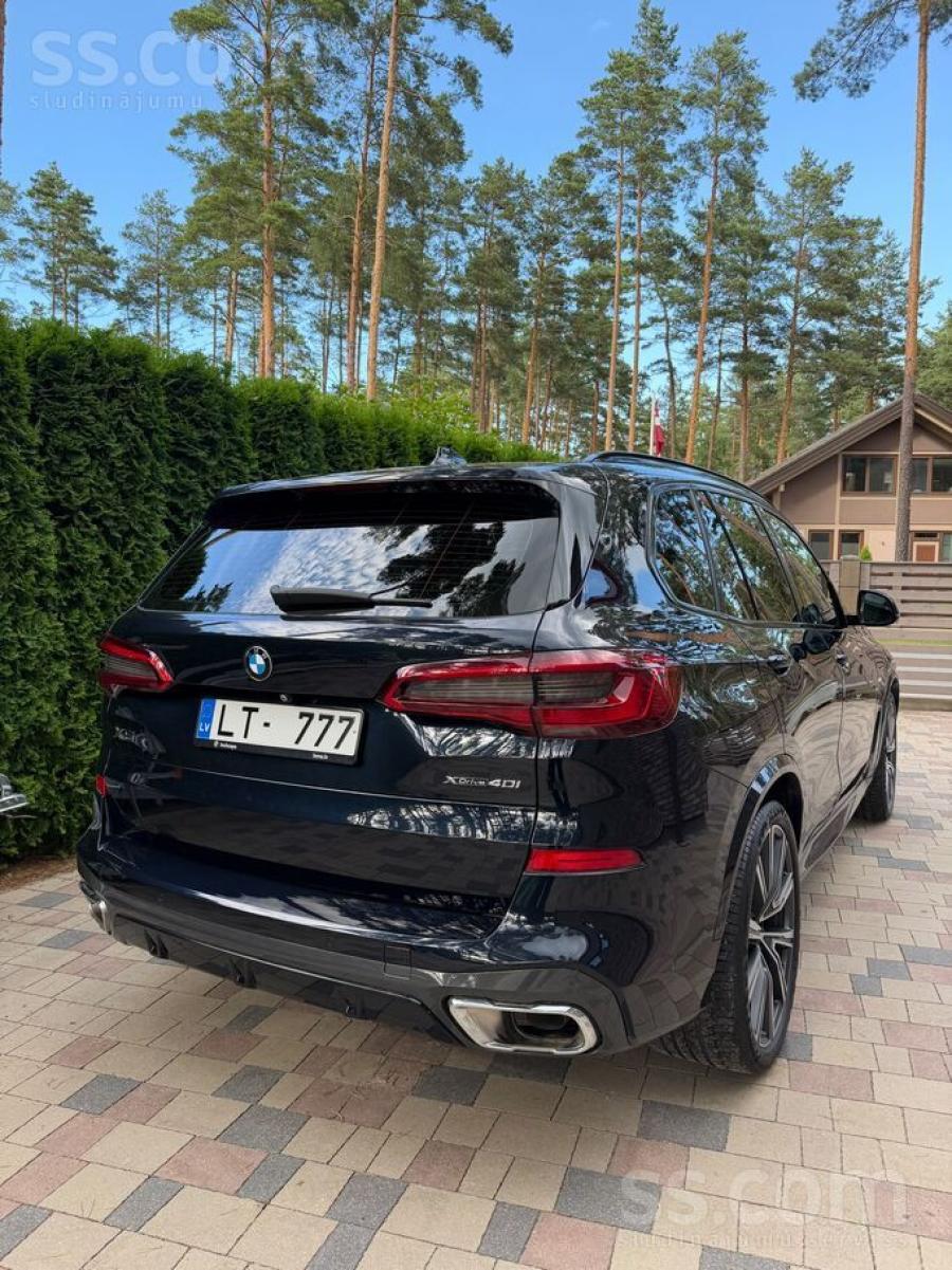 Blue BMW X5 2019 in Riga, with an engine capacity of 3.00 L and mileage of 127 thousand km for 48900 €, photo 18 on AUTOMOTO.COM.LV
