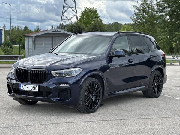 Синий БМВ Х5 2020 в Рига, объемом двигателя 3.00 л и пробегом 82 тыс. км за 47000 €, фото 1 на AUTOMOTO.COM.LV