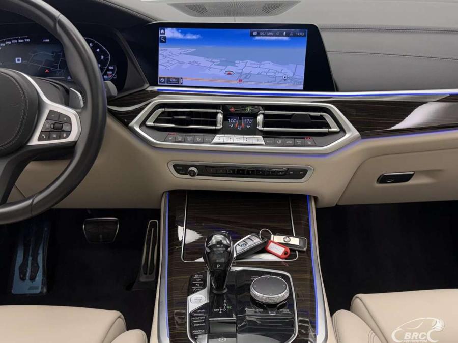 Blue BMW X5 2020 in Vilnius, with an engine capacity of 3.00 L and mileage of 86 thousand km for 46500 €, photo 18 on AUTOMOTO.COM.LV