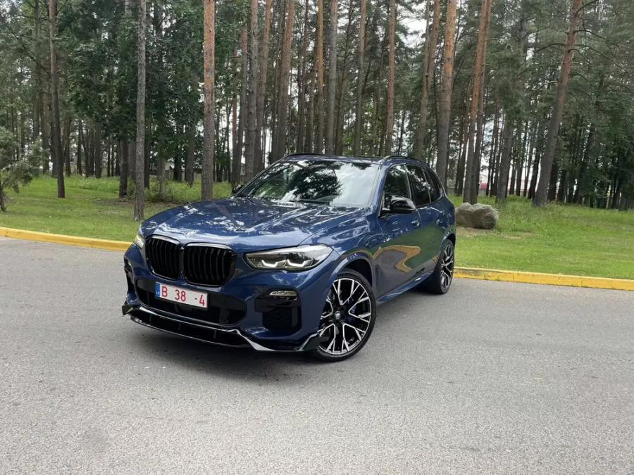 Blue BMW X5 2020 in Riga, with an engine capacity of 3.00 L and mileage of 206 thousand km for 35000 €, photo 1 on AUTOMOTO.COM.LV