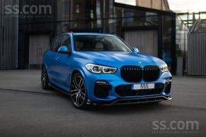 Blue BMW X5 2020 in Riga, with an engine capacity of 3.00 L and mileage of 210 thousand km for 43555 €, photo 3 on AUTOMOTO.COM.LV