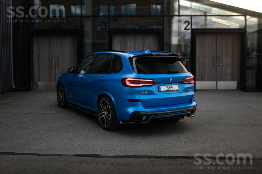 Blue BMW X5 2020 in Riga, with an engine capacity of 3.00 L and mileage of 210 thousand km for 43555 €, photo 12 on AUTOMOTO.COM.LV