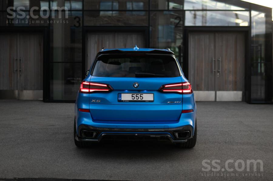 Blue BMW X5 2020 in Riga, with an engine capacity of 3.00 L and mileage of 210 thousand km for 43555 €, photo 13 on AUTOMOTO.COM.LV