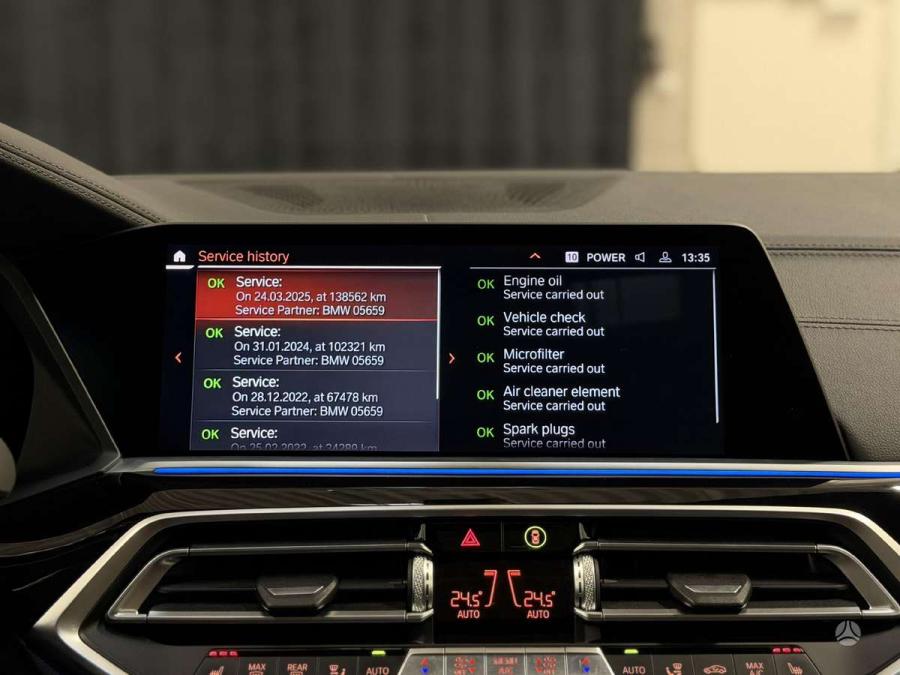 Синий БМВ Х5 2021 в Вильнюс, объемом двигателя 3.00 л и пробегом 142 тыс. км за 44990 €, фото 24 на AUTOMOTO.COM.LV