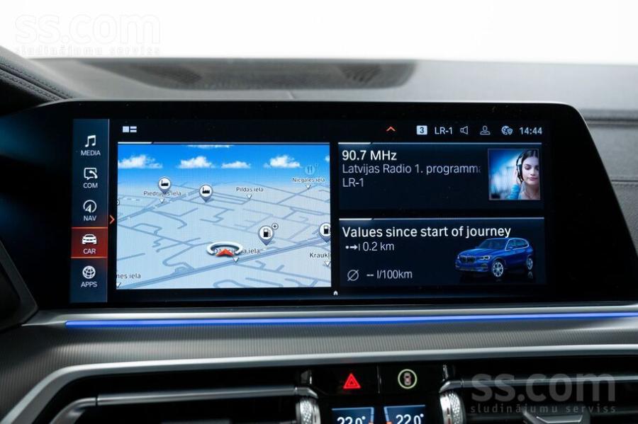 Синий БМВ Х5 2021 в Рига, объемом двигателя 3.00 л и пробегом 105 тыс. км за 36900 €, фото 19 на AUTOMOTO.COM.LV