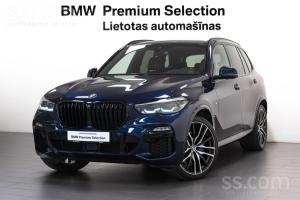 Blue BMW X5 2021 in Riga, with an engine capacity of 3.00 L and mileage of 90 thousand km for 48500 €, photo  on AUTOMOTO.COM.LV