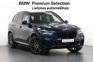 Blue BMW X5 2021 in Riga, with an engine capacity of 3.00 L and mileage of 90 thousand km for 48500 €, photo 6 on AUTOMOTO.COM.LV