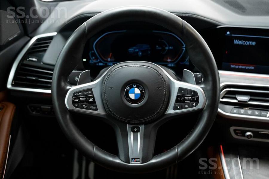 Blue BMW X5 2021 in Riga, with an engine capacity of 3.00 L and mileage of 90 thousand km for 48500 €, photo 33 on AUTOMOTO.COM.LV