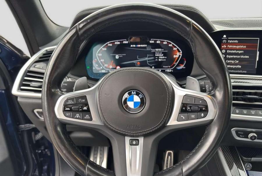 Zils BMW X5 2022 Viļņa, ar dzinēja tilpumu 4.40 L un nobraukumu 102 tūkst. km par 58400 €, foto 12 vietnē AUTOMOTO.COM.LV