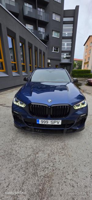 Zils BMW X5 2019 Tallina, ar dzinēja tilpumu 0.00 L un nobraukumu 105 tūkst. km par 49999 €, foto 3 vietnē AUTOMOTO.COM.LV