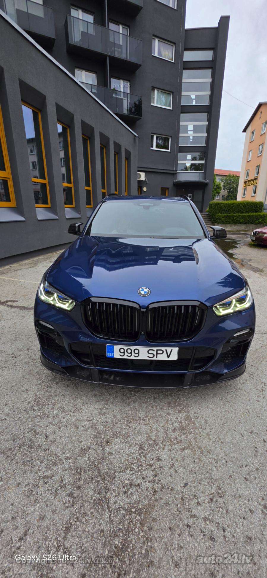 Zils BMW X5 2019 Tallina, ar dzinēja tilpumu 0.00 L un nobraukumu 105 tūkst. km par 49999 €, foto 3 vietnē AUTOMOTO.COM.LV