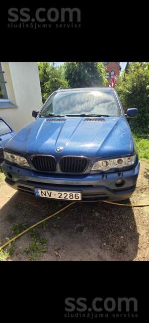 Синий БМВ Х5 2002 в Рига, объемом двигателя 3.00 л и пробегом 375 тыс. км за 2500 €, фото 3 на AUTOMOTO.COM.LV