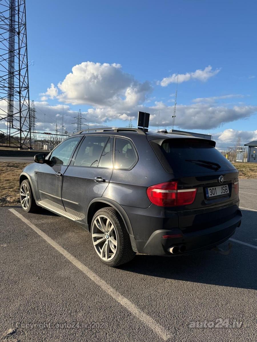 Blue BMW X5 2007 in Tartu, with an engine capacity of 3.00 L and mileage of 446 thousand km for 6800 €, photo 4 on AUTOMOTO.COM.LV