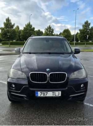 Blue BMW X5 2008 in Tartu, with an engine capacity of 3.00 L and mileage of 366 thousand km for 6666 €, photo  on AUTOMOTO.COM.LV