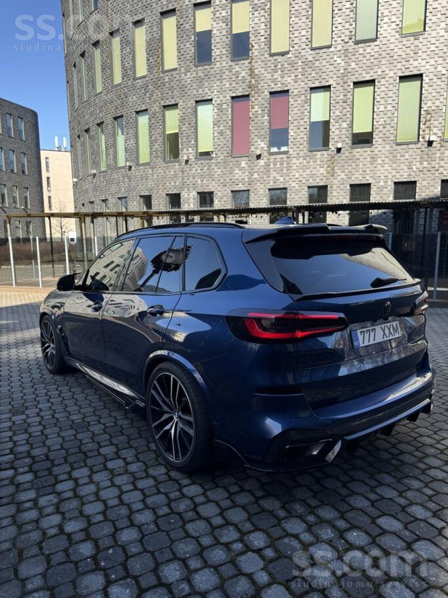Blue BMW X5 2019 in Tallinn, with an engine capacity of 3.00 L and mileage of 135 thousand km for 52500 €, photo 6 on AUTOMOTO.COM.LV