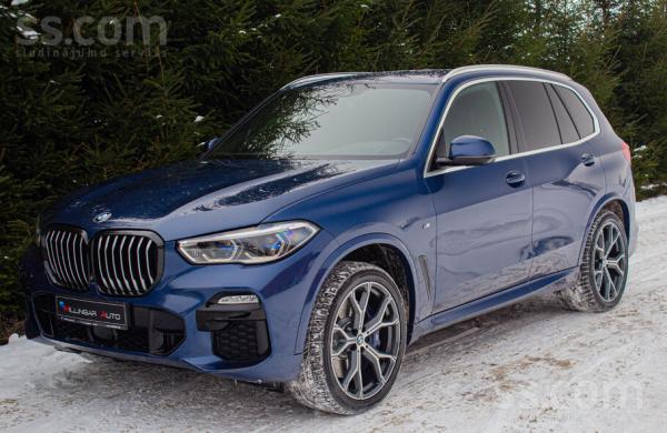 Blue BMW X5 2020 in Tallinn, with an engine capacity of 3.00 L and mileage of 167 thousand km for 44490 €, photo 3 on AUTOMOTO.COM.LV
