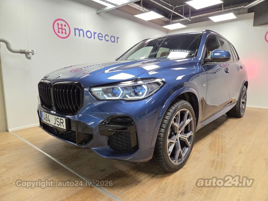 Blue BMW X5 2022 in Tallinn, with an engine capacity of 3.00 L and mileage of 55 thousand km for 66900 €, photo 3 on AUTOMOTO.COM.LV