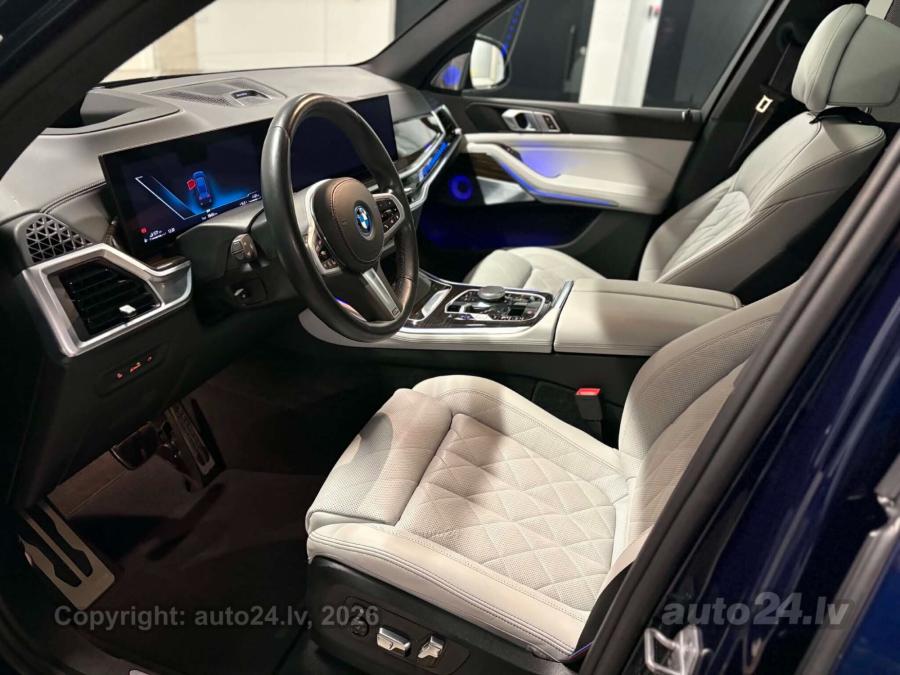 Blue BMW X5 2023 in Tallinn, with an engine capacity of 3.00 L and mileage of 78 thousand km for 82970 €, photo 10 on AUTOMOTO.COM.LV