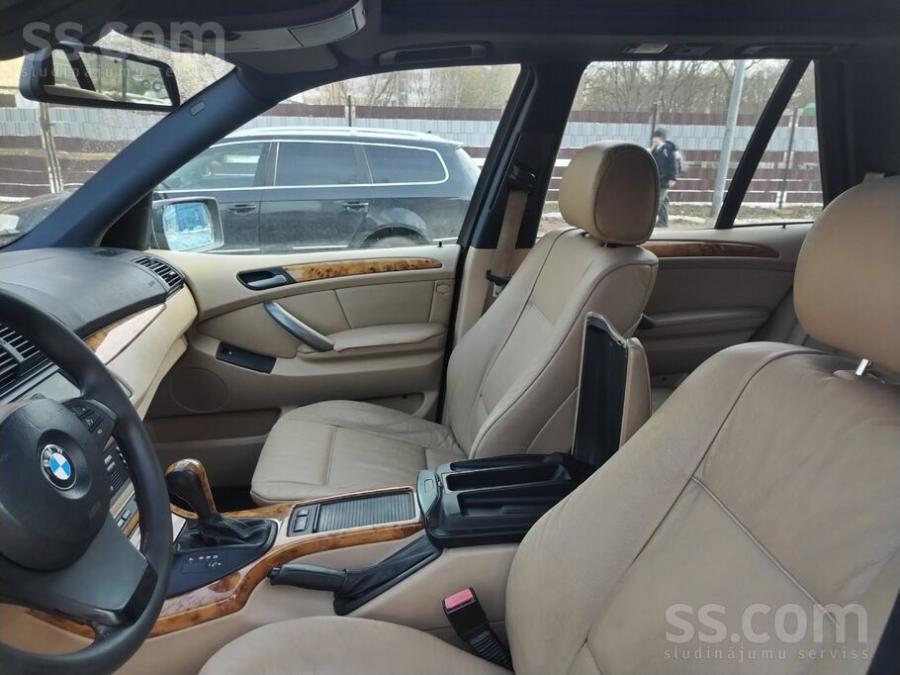 Коричневый БМВ Х5 2004 в Рига, объемом двигателя 3.00 л и пробегом 0 тыс. км за 4200 €, фото 10 на AUTOMOTO.COM.LV