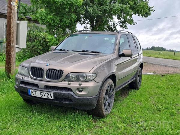Коричневый БМВ Х5 2004 в Екабпилс, объемом двигателя 3.00 л и пробегом 386 тыс. км за 3450 €, фото 1 на AUTOMOTO.COM.LV