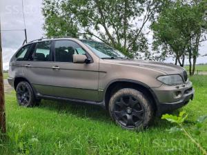 Brown BMW X5 2004 in Jekabpils, with an engine capacity of 3.00 L and mileage of 386 thousand km for 3450 €, photo 4 on AUTOMOTO.COM.LV