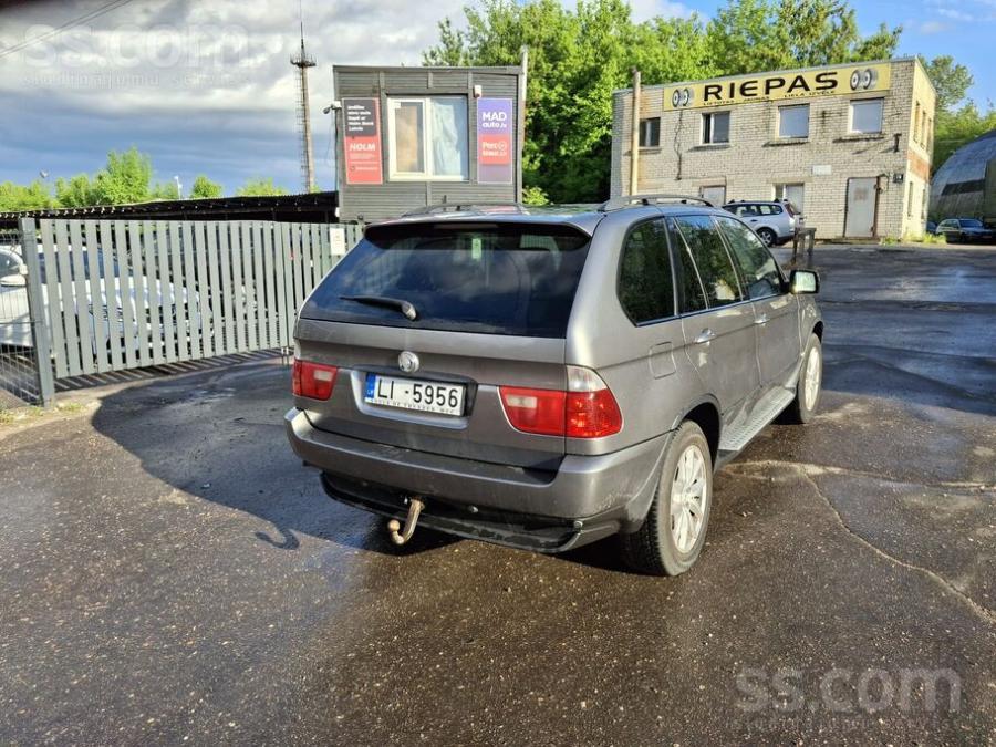 Brūns BMW X5 2004 Rīga, ar dzinēja tilpumu 3.00 L un nobraukumu 316 tūkst. km par 2990 €, foto 7 vietnē AUTOMOTO.COM.LV