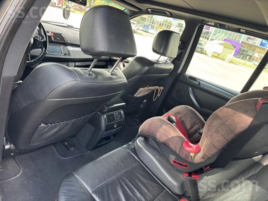Brown BMW X5 2004 in Riga, with an engine capacity of 3.00 L and mileage of 405 thousand km for 7200 €, photo 10 on AUTOMOTO.COM.LV