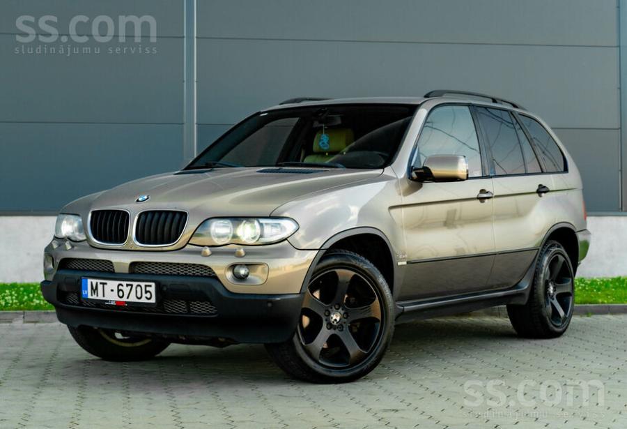 Brūns BMW X5 2005 Rīga, ar dzinēja tilpumu 3.00 L un nobraukumu 306 tūkst. km par 6990 €, foto 1 vietnē AUTOMOTO.COM.LV