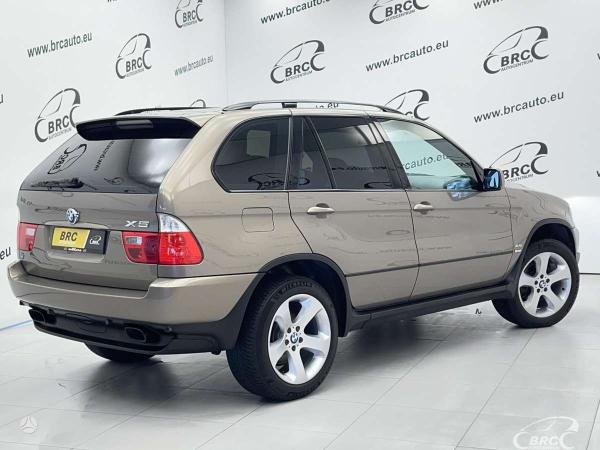 Brown BMW X5 2005 in Vilnius, with an engine capacity of 4.40 L and mileage of 275 thousand km for 6700 €, photo 3 on AUTOMOTO.COM.LV