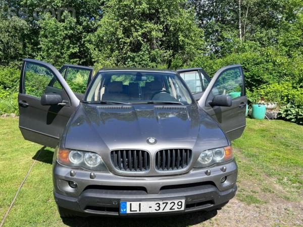 Brown BMW X5 2005 in Daugavpils, with an engine capacity of 3.00 L and mileage of 276 thousand km for 3500 €, photo 1 on AUTOMOTO.COM.LV
