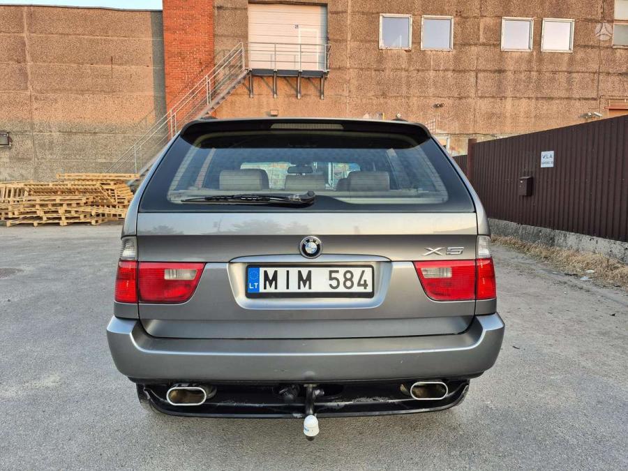 Brown BMW X5 2005 in Alytus, with an engine capacity of 3.00 L and mileage of 351 thousand km for 3350 €, photo 8 on AUTOMOTO.COM.LV