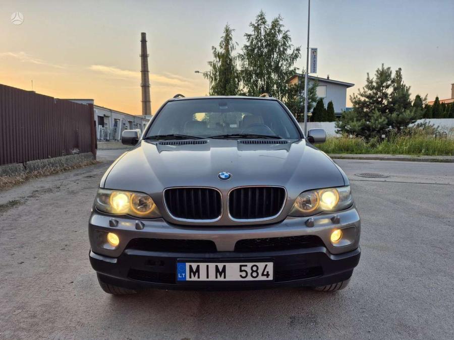 Brown BMW X5 2005 in Alytus, with an engine capacity of 3.00 L and mileage of 351 thousand km for 3350 €, photo 12 on AUTOMOTO.COM.LV