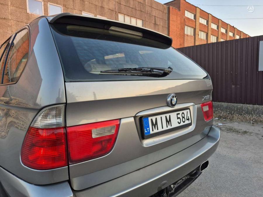 Brown BMW X5 2005 in Alytus, with an engine capacity of 3.00 L and mileage of 351 thousand km for 3350 €, photo 13 on AUTOMOTO.COM.LV