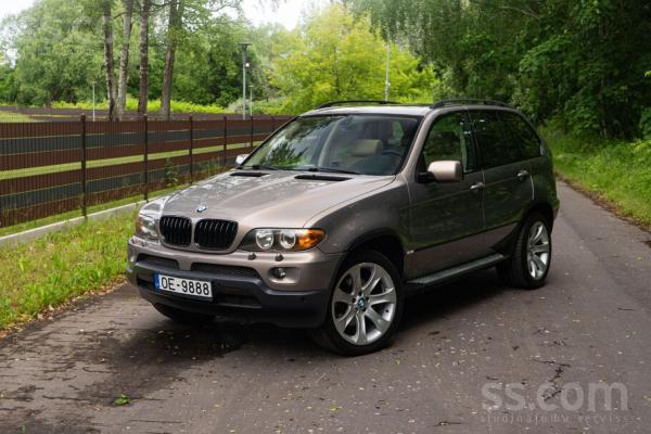 Brown BMW X5 2005 in Riga, with an engine capacity of 4.40 L and mileage of 281 thousand km for 8300 €, photo 1 on AUTOMOTO.COM.LV