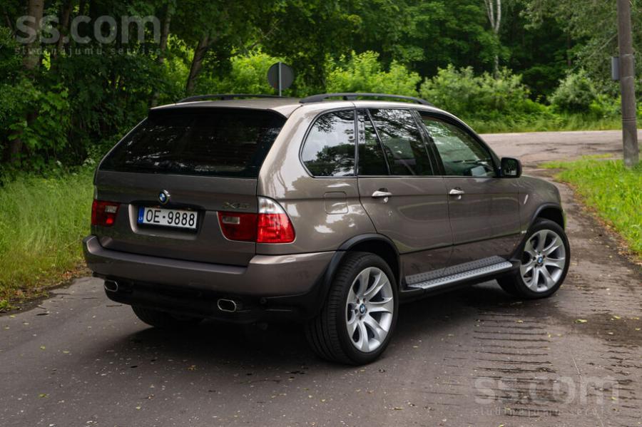 Brūns BMW X5 2005 Rīga, ar dzinēja tilpumu 4.40 L un nobraukumu 281 tūkst. km par 8300 €, foto 3 vietnē AUTOMOTO.COM.LV
