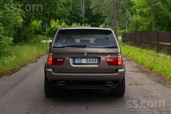 Brown BMW X5 2005 in Riga, with an engine capacity of 4.40 L and mileage of 281 thousand km for 8300 €, photo 4 on AUTOMOTO.COM.LV