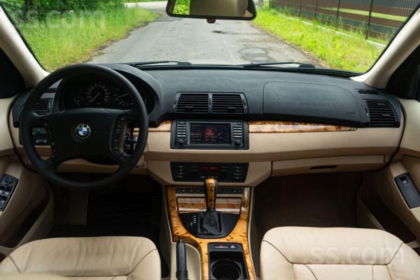 Brown BMW X5 2005 in Riga, with an engine capacity of 4.40 L and mileage of 281 thousand km for 8300 €, photo 5 on AUTOMOTO.COM.LV