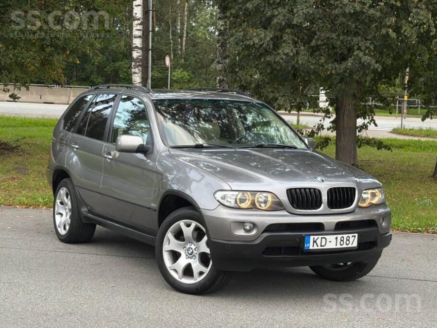 Brown BMW X5 2005 in Riga, with an engine capacity of 3.00 L and mileage of 0 thousand km for 4490 €, photo 1 on AUTOMOTO.COM.LV
