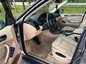 Brown BMW X5 2005 in Riga, with an engine capacity of 3.00 L and mileage of 0 thousand km for 4490 €, photo 12 on AUTOMOTO.COM.LV