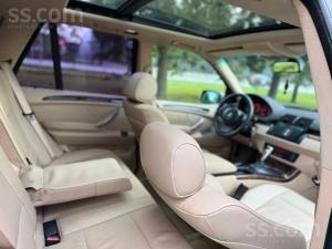 Brown BMW X5 2005 in Riga, with an engine capacity of 3.00 L and mileage of 0 thousand km for 4490 €, photo 21 on AUTOMOTO.COM.LV