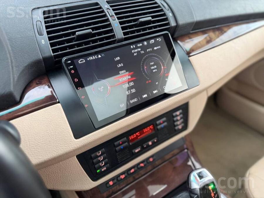 Brown BMW X5 2005 in Riga, with an engine capacity of 3.00 L and mileage of 0 thousand km for 4490 €, photo 24 on AUTOMOTO.COM.LV