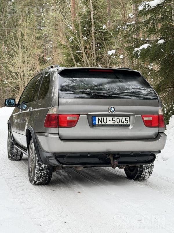 Brown BMW X5 2006 in Tukums, with an engine capacity of 3.00 L and mileage of 0 thousand km for 4950 €, photo 8 on AUTOMOTO.COM.LV
