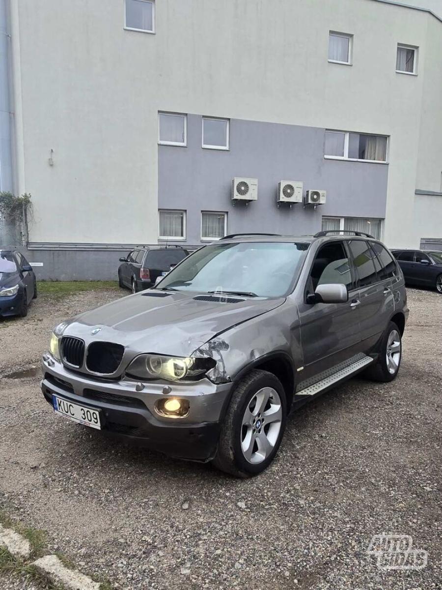 Brown BMW X5 2006 in Vilnius, with an engine capacity of 3.00 L and mileage of 450 thousand km for 2200 €, photo 3 on AUTOMOTO.COM.LV