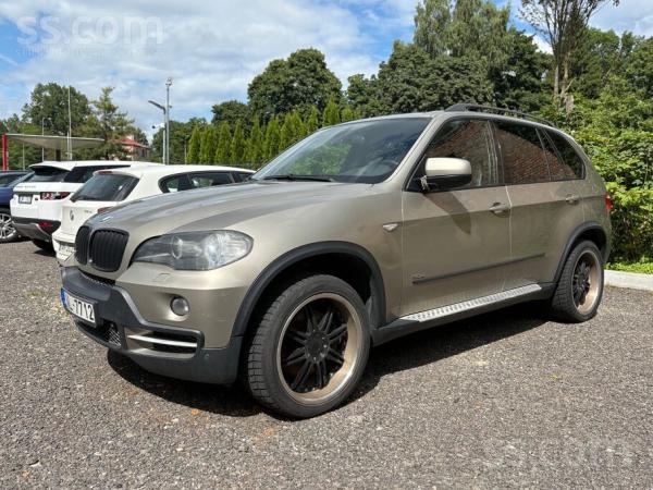 Brown BMW X5 2007 in Riga, with an engine capacity of 3.00 L and mileage of 0 thousand km for 6200 €, photo 2 on AUTOMOTO.COM.LV