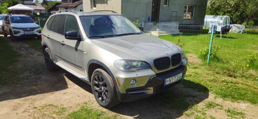 Brūns BMW X5 2008 Viļņa, ar dzinēja tilpumu 3.00 L un nobraukumu 429 tūkst. km par 4999 €, foto 3 vietnē AUTOMOTO.COM.LV