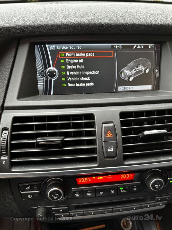 Brown BMW X5 2011 in Tallinn, with an engine capacity of 3.00 L and mileage of 223 thousand km for 10800 €, photo 6 on AUTOMOTO.COM.LV