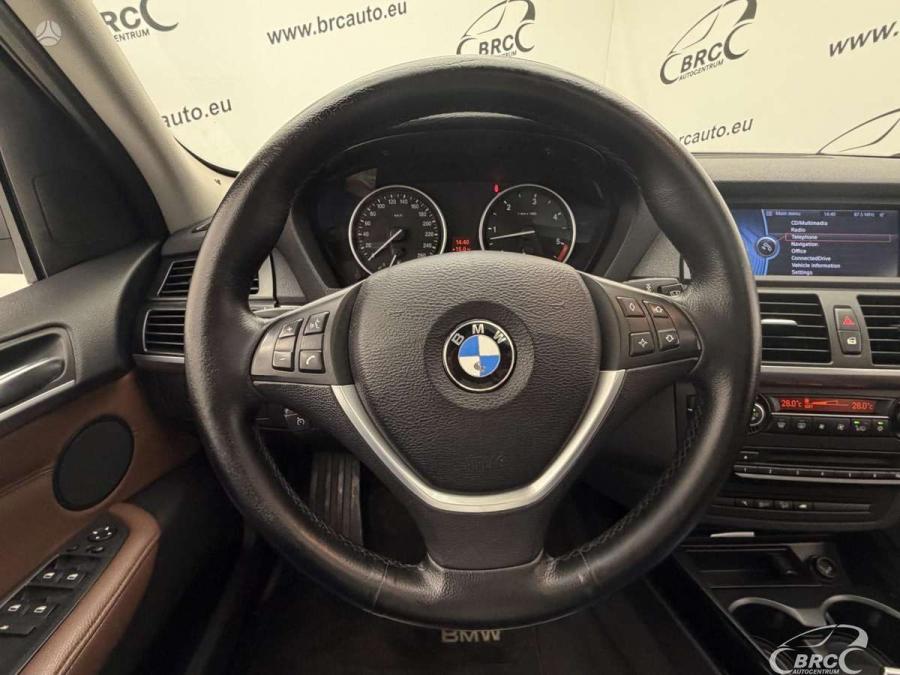 Brown BMW X5 2012 in Vilnius, with an engine capacity of 2.99 L and mileage of 301 thousand km for 9800 €, photo 32 on AUTOMOTO.COM.LV