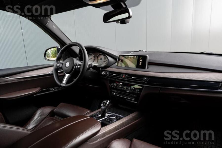 Brown BMW X5 2013 in Riga, with an engine capacity of 3.00 L and mileage of 249 thousand km for 16000 €, photo 12 on AUTOMOTO.COM.LV