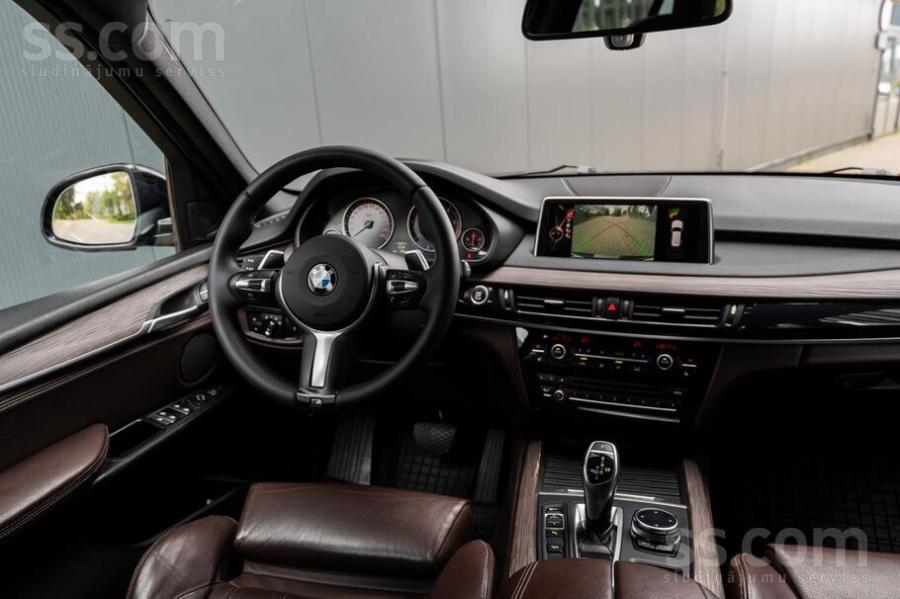 Brown BMW X5 2013 in Riga, with an engine capacity of 3.00 L and mileage of 249 thousand km for 16000 €, photo 14 on AUTOMOTO.COM.LV