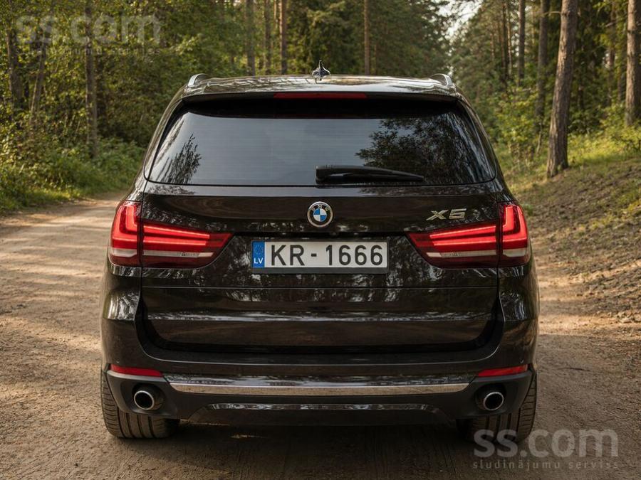 Brown BMW X5 2014 in Riga, with an engine capacity of 2.00 L and mileage of 196 thousand km for 19190 €, photo 7 on AUTOMOTO.COM.LV